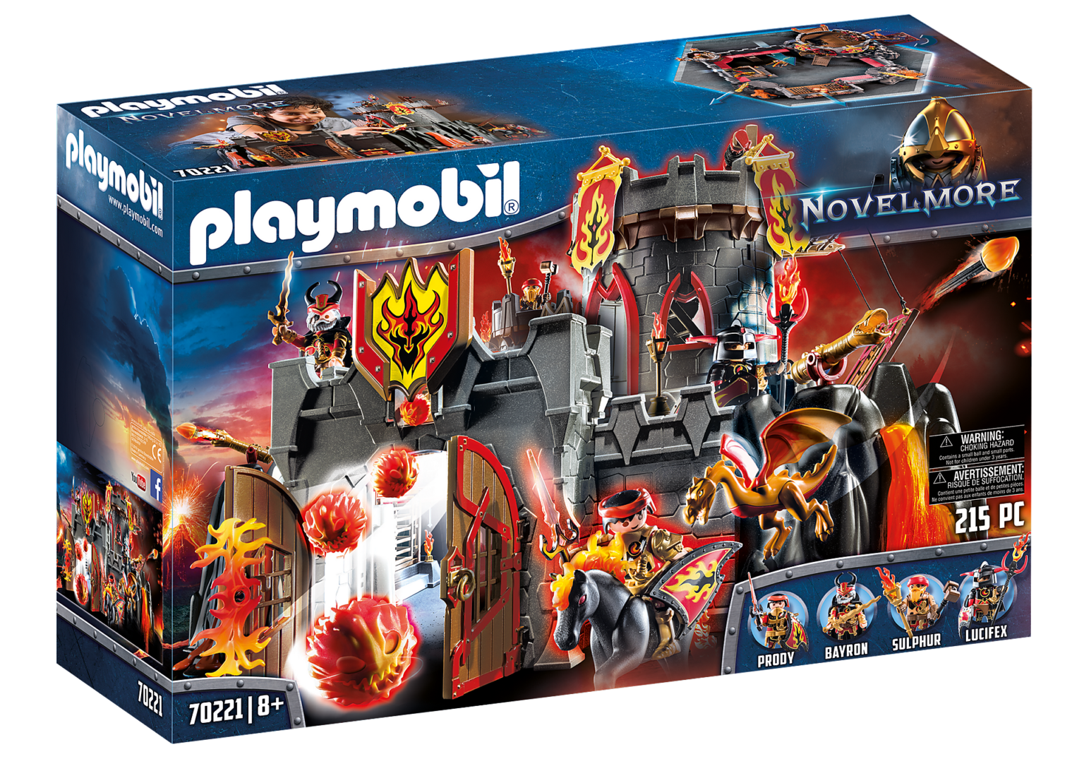 Playmobil 70221 Novelmore Burnham Raiders Fortress โนเวลมอร์ ป้อมปราการ ...