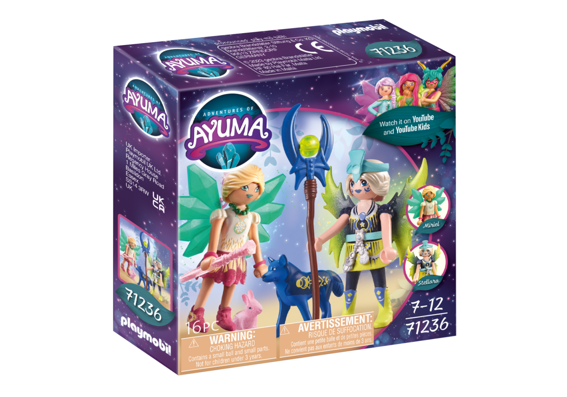 Playmobil 71236 AYUMA IV Crystal and Moon Fairy with Soul Animals อายู ...